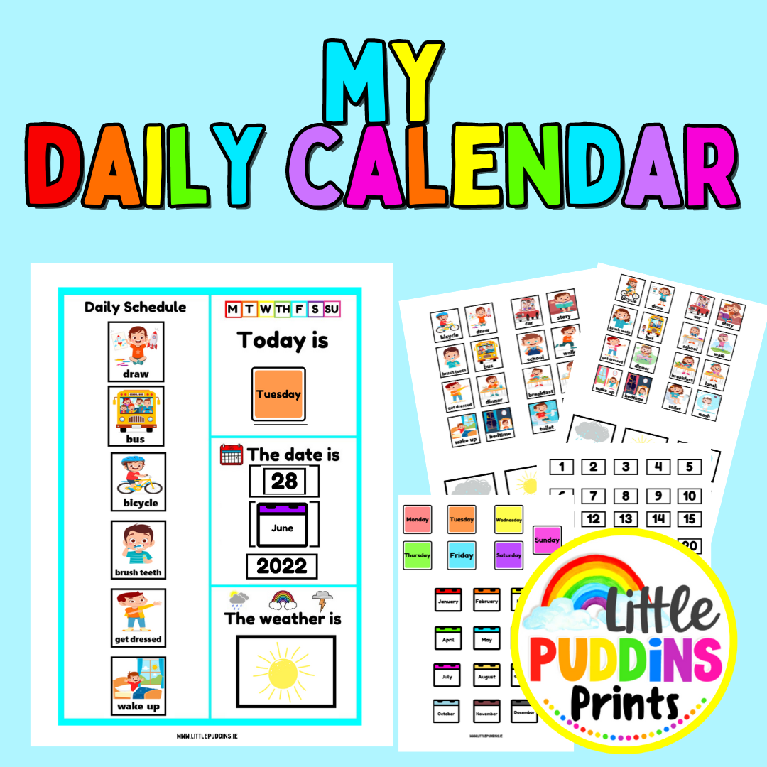 Daily Calendar Interactive Activity – Amanda Mc Guinness Autism ...